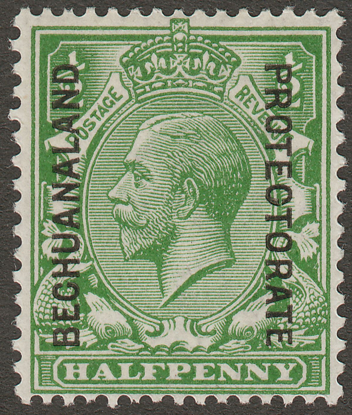 Bechuanaland Protectorate 1913 Kgv ½d Green With Closed C Variety Mint