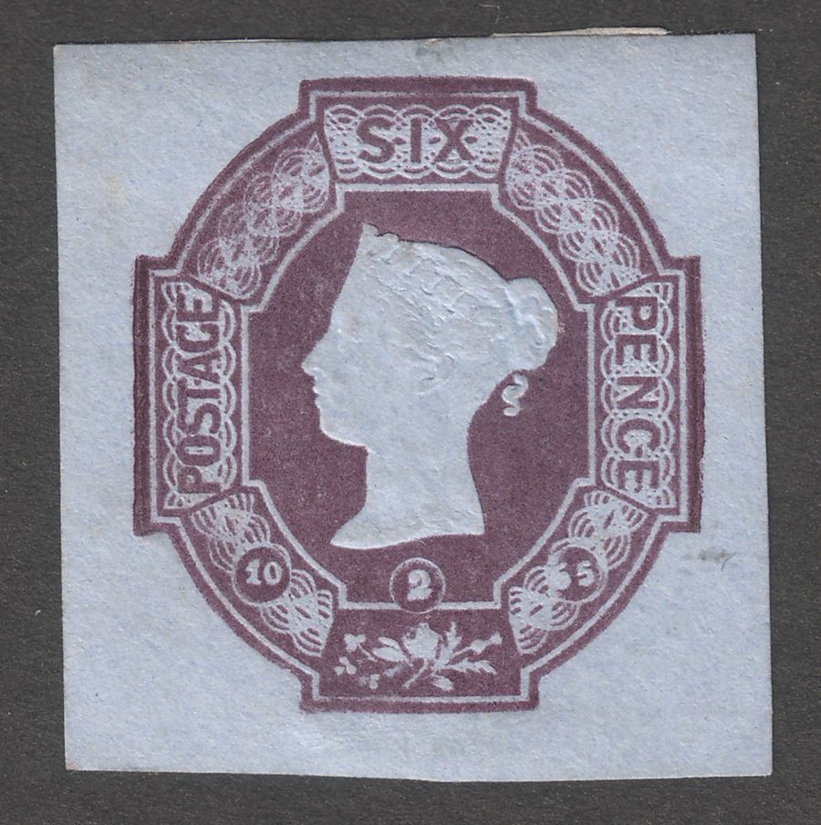 Queen Victoria 6d Embossed Postal Stationery Lilac Papr - British ...