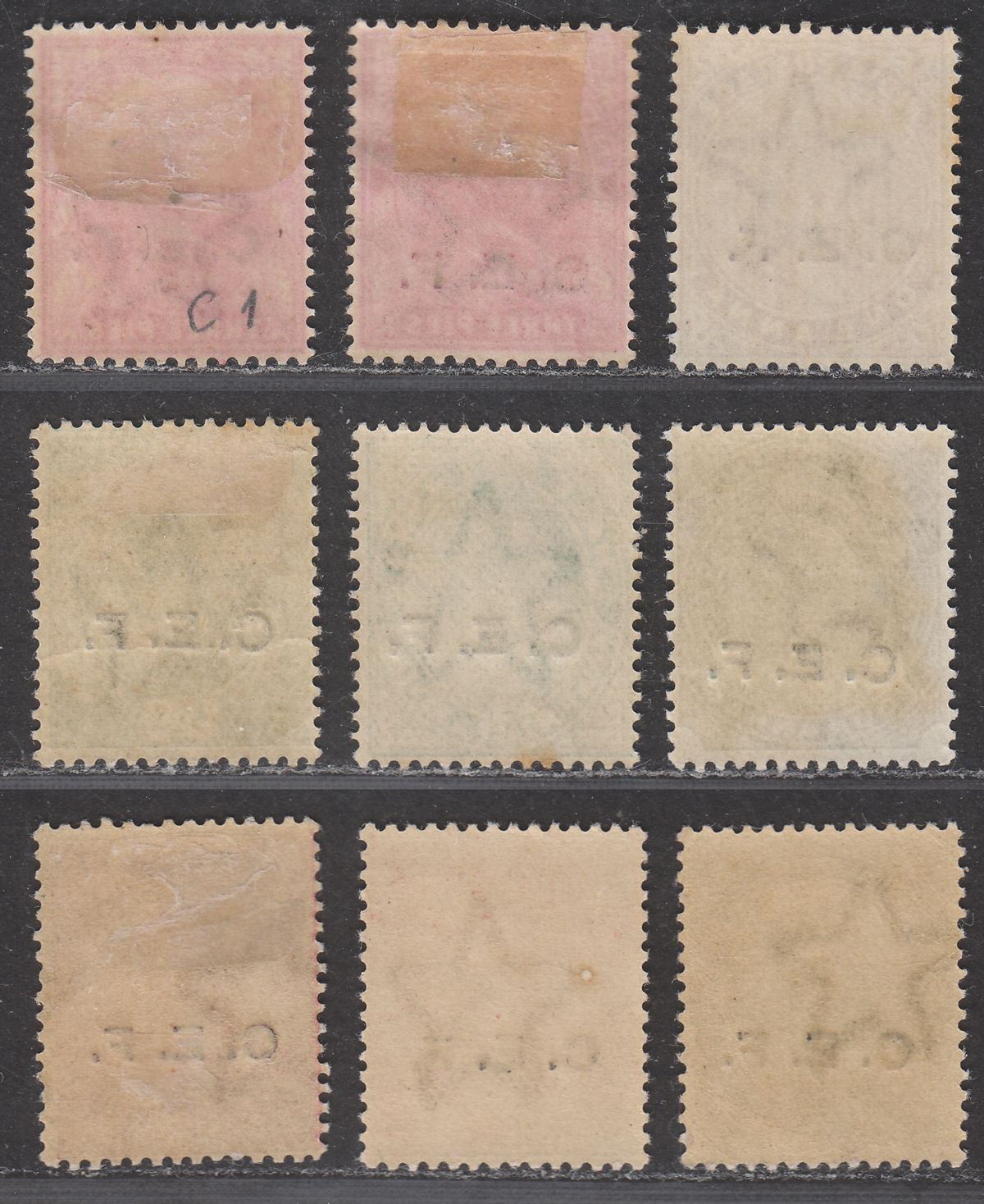 India 1900-22 QV-KGV China Expeditionary Force CEF Opt Selection to 12a ...