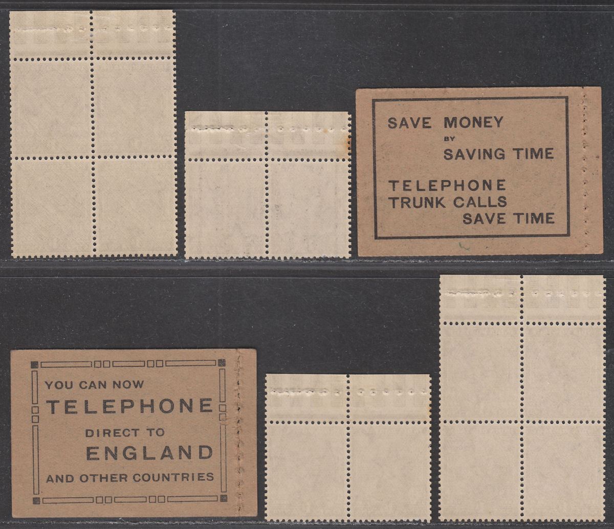 India 1934 KGV Exploded Stamp Booklet 1r Black on Buff SG SB21 ...