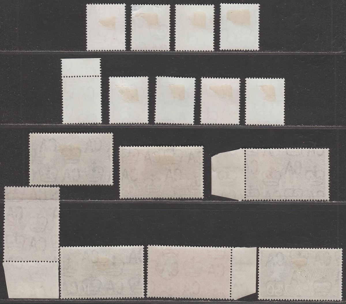 Kenya Uganda Tanganyika 1960 Queen Elizabeth II Set Mint SG183-198 cat ...