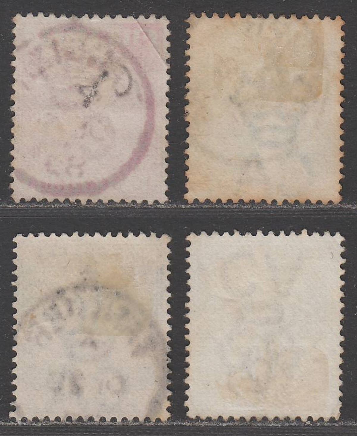 Gibraltar used Morocco 1889 QV 5c, 10c, 20c, 25c Used TANGIER postmarks ...