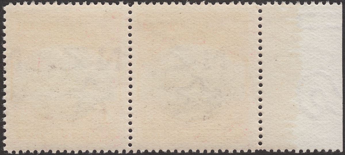 Niue 1925 KGV 1d Pair with Double Derrick Flaw Variety Mint SG45a ...