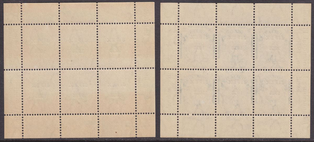 South Africa 1936 KGV ½d, 1d JIPEX Overprint Miniature Sheets Mint SG ...