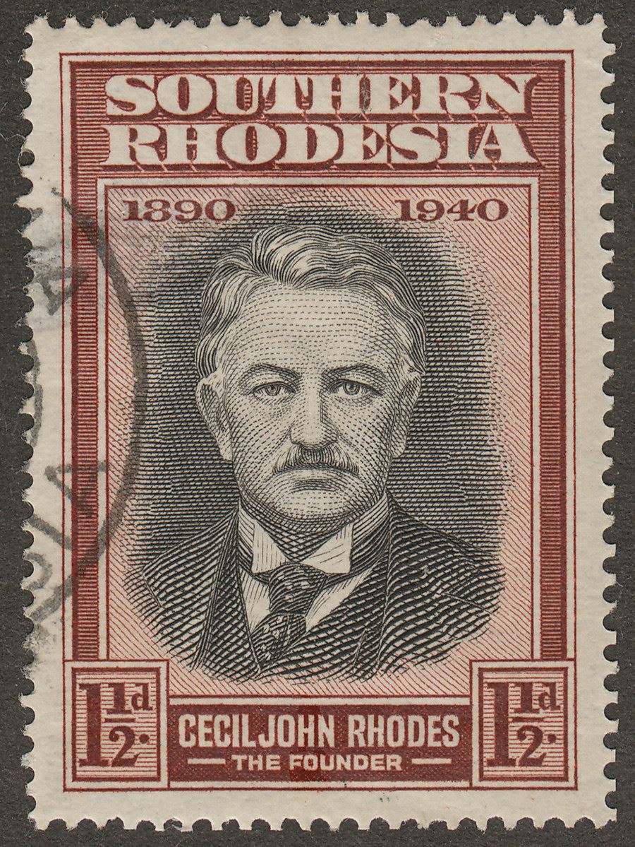 Southern Rhodesia 1940 KGVI 1½d Variety Recut Shirt Collar Used* SG55a ...